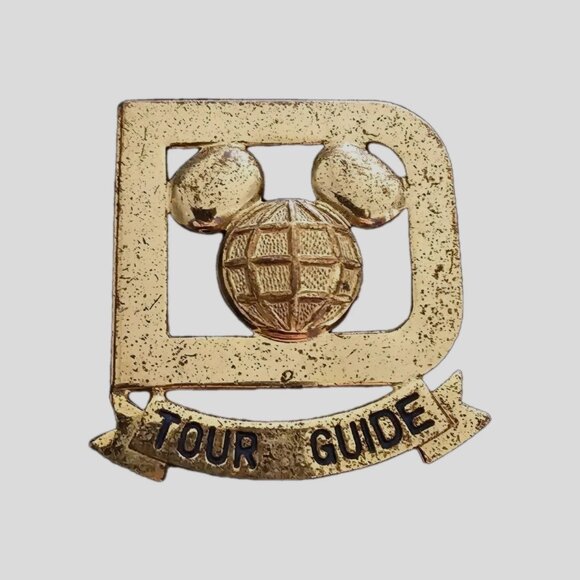 Disney | Jewelry | Vintage Walt Disney World Cast Member Tour Guide ...